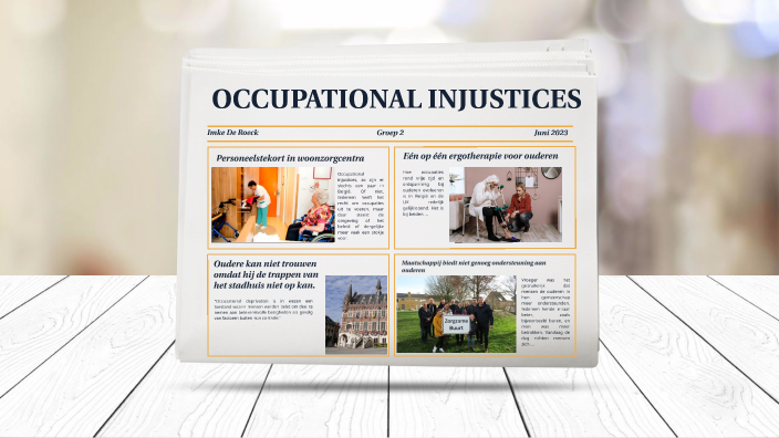 Occupational injustices by Imke De Roeck on Prezi