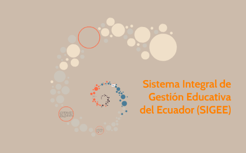 Sistema Integral de Gestión Educativa del Ecuador (SIGEE) by Michelle ...