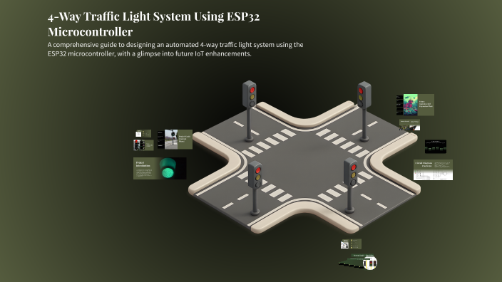 4-Way Traffic Light System Using ESP32 Microcontroller by Nargiza ...