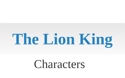 The Lion King by Jessica St. Andre