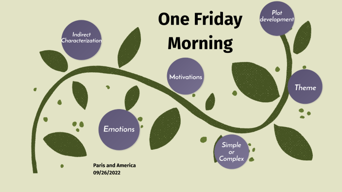 One Friday Morning by America Sanchez on Prezi