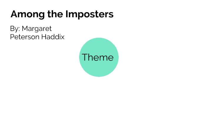 Lucy Salkeld Independent Novel Project- Among the Imposters by Lucy ...