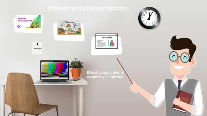 Representación hologramática “texto instructivo, el resumen y el ...