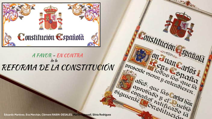 REFORMA DE LA CONSTITUCIÓN by EVA MERCHÁN PULIDO on Prezi