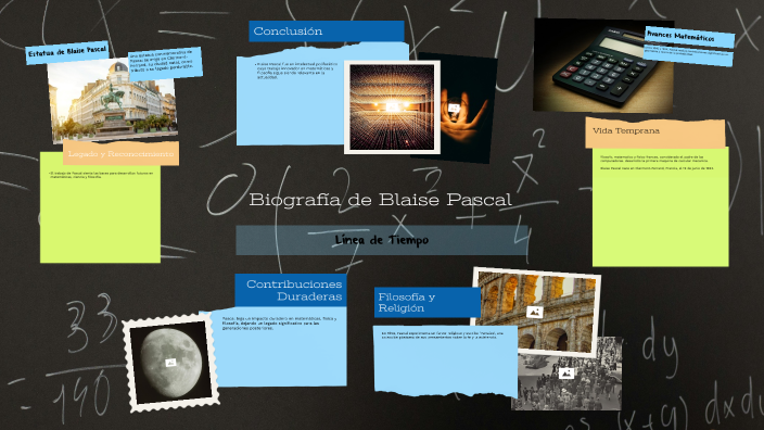 Biografía de Blaise Pascal by tamara pio on Prezi
