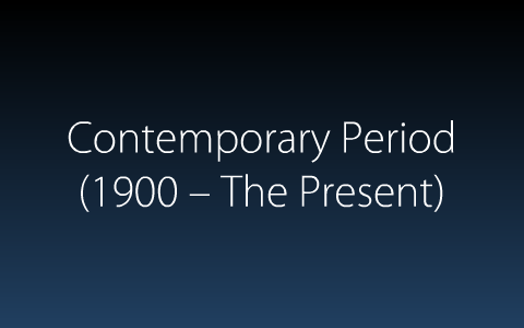 Contemporary Music Period by George Williams on Prezi