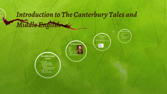 Introduction to The Canterbury Tales and Middle English by Jorge ...