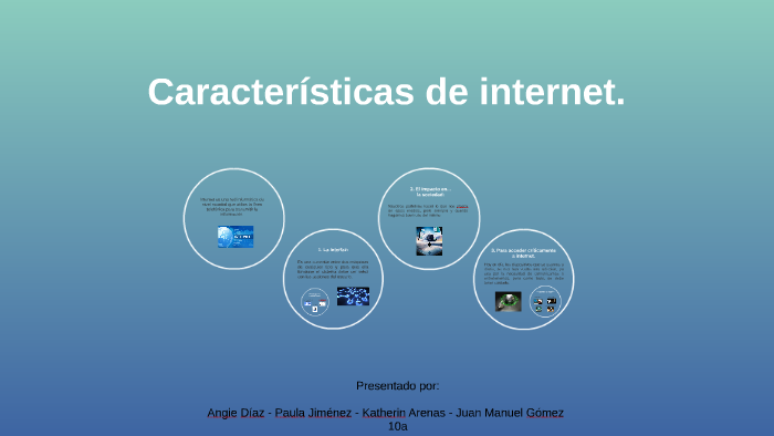 Características de internet. by Paula Daniela Jiménez on Prezi