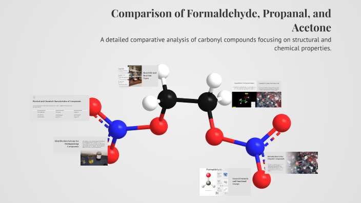 Comparison of Formaldehyde, Propanal, and Acetone by mariam Ahmed on Prezi