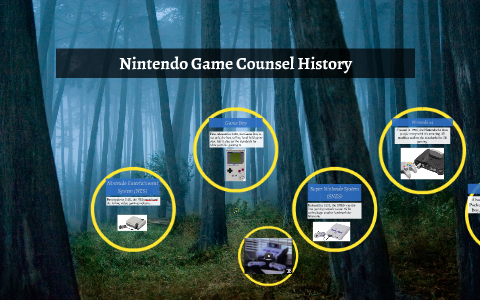 Nintendo Game Counsel History by Rachel Glenn