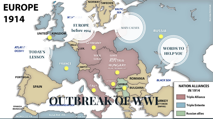 Lesson 1: Outbreak World War I by Eva Visser on Prezi