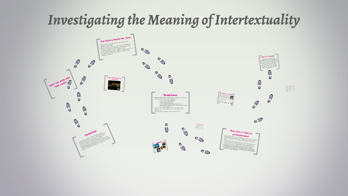 Investigating the Meaning of Intertextuality by mikayla roth