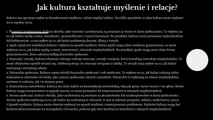 Kultura by Julia Romanowska on Prezi