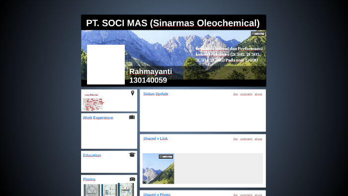 PT. SOCI MAS (Sinarmas Oleochemical) by Rahma yanti on Prezi