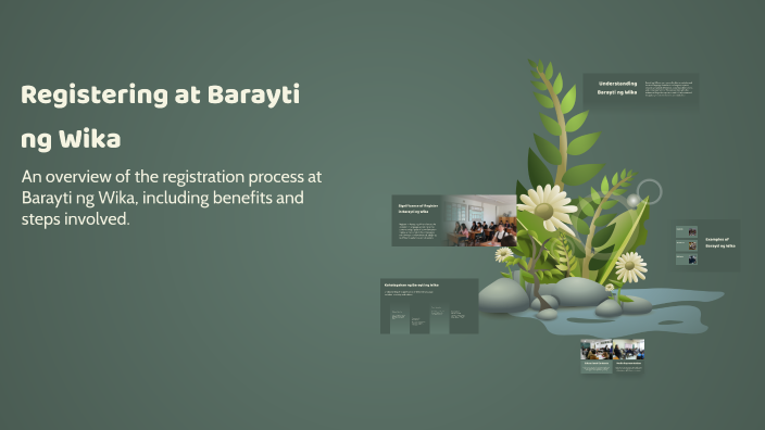 Registering at Barayti ng Wika by Rex Sandoval on Prezi