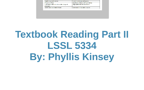 Textbook Reading Part II by Phyllis Kinsey on Prezi