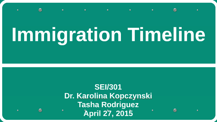 Immigration Timeline by Tasha Rodriguez on Prezi