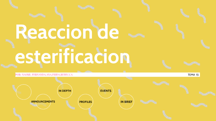 Reaccion De Esterificacion By Rebecca Garcia Mandujano On Prezi