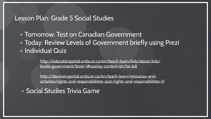 Levels of Canadian Government by Brianna . on Prezi