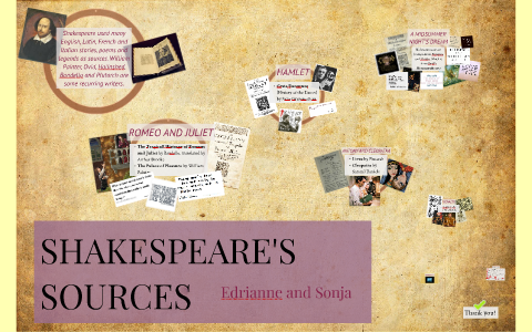 Shakespeare's Sources by Alexa T on Prezi