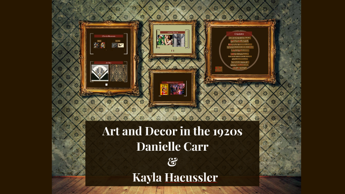 Art and Decor in the 1920s by Dani Karr