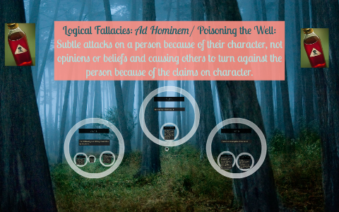 Logical Fallacies: Ad Hominem/ Poisoning the Well by Samantha Hawkins ...