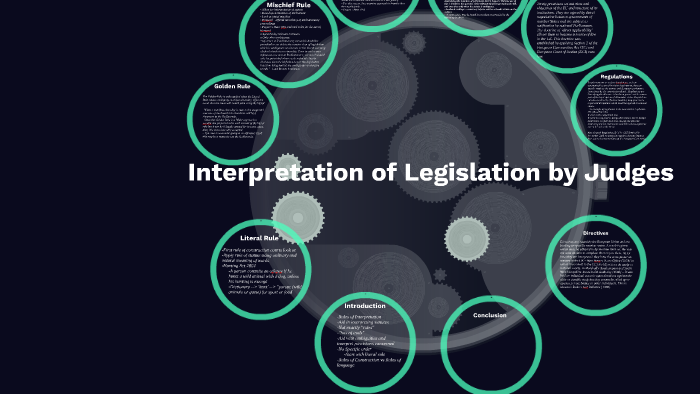Interpretation of Legislation by Judges by Sofia Oteiza on Prezi