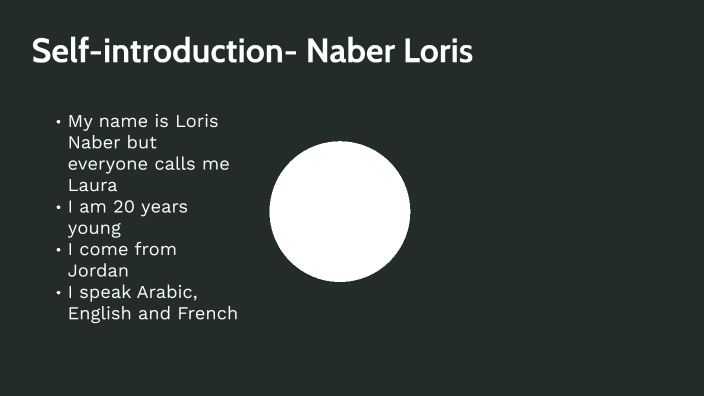 Self-introduction by Laura Naber on Prezi