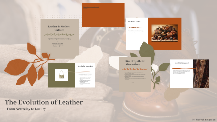 The Evolution of Leather by Sierrah swanson on Prezi
