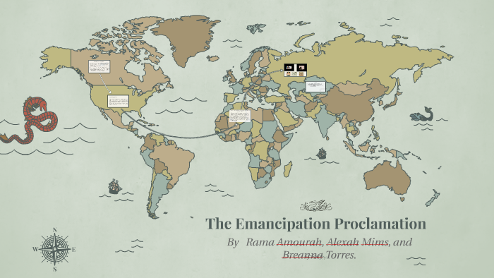 Emancipation Proclamation Map