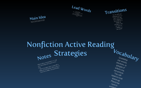 Nonfiction Active Reading Strategies by Amy Hainzinger