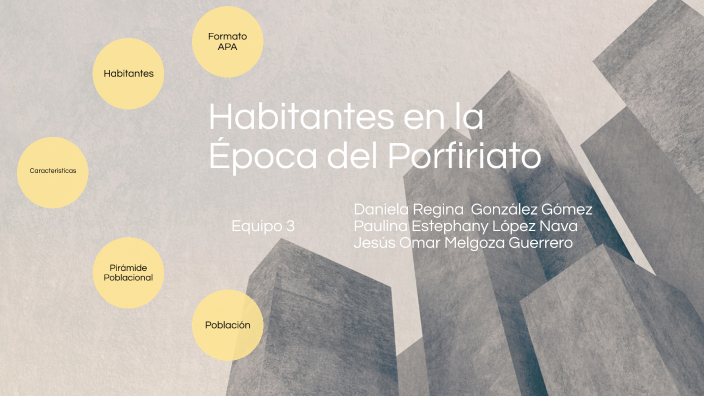 Habitantes en la Época del Porfiriato de acuerdo a las clases sociales ...
