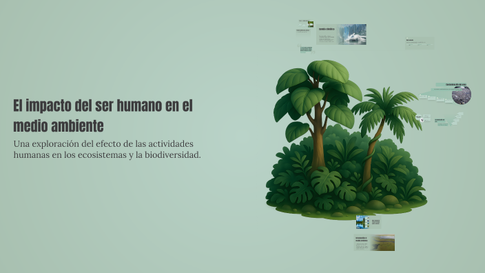 El impacto del ser humano en el medio ambiente by Gabriela Martinez ...
