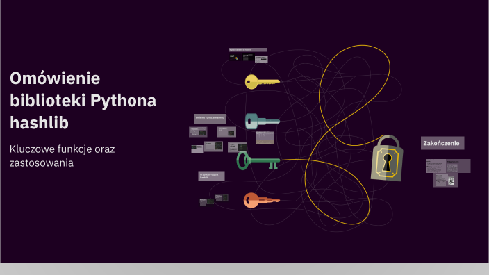 Omówienie biblioteki Pythona hashlib by John Doe on Prezi