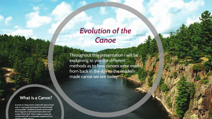 Evolution of the Canoe by Réal Ouellet on Prezi