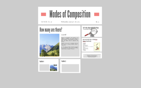 Modes of Composition by Ms. Barnett on Prezi