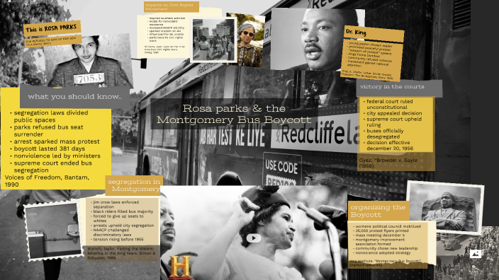 Rosa parks & the Montgomery Bus Boycott by taya williams on Prezi