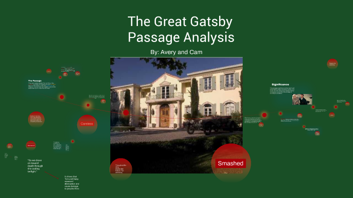 The Great Gatsby Passage Analysis by Avery Widell on Prezi