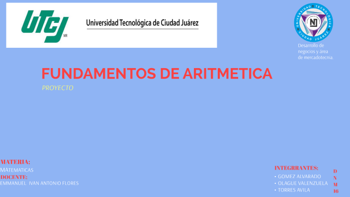 FUNDAMENTOS DE ARITMETICA by Cristobal Olague on Prezi