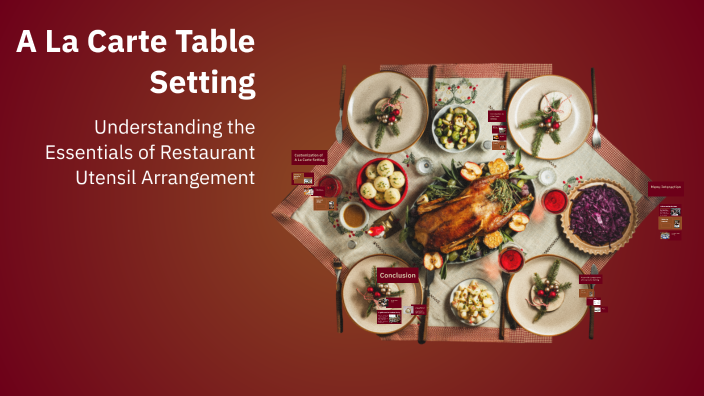 A La Carte Table Setting by Adrian Panganiban on Prezi