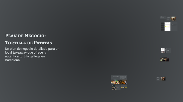 Plan de Negocio: Tortilla de Patatas by on Prezi