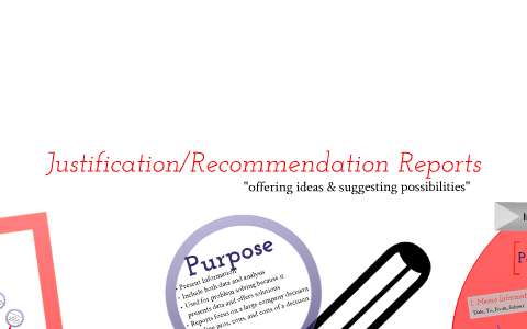 Justification/Recommendation Report by Michelle Mossman on Prezi