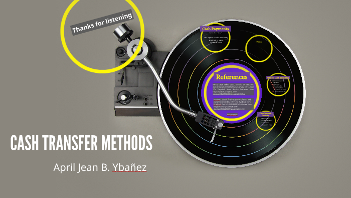 CASH TRANSFER METHODS by April Jean Ybañez on Prezi