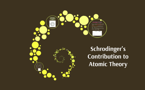 Schrodinger's Contribution to the Atomic Theory by Denise Emerson on Prezi