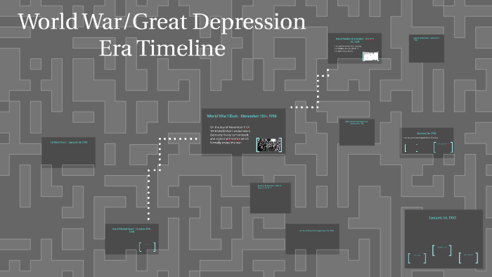 World War/Great Depression Era Timeline by Brianna Brodin on Prezi