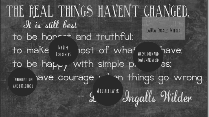 Laura Ingalls Wilder by Sophia Bride on Prezi