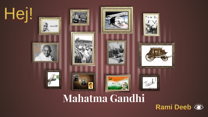 Mahatma Gandhi by Rami Deeb