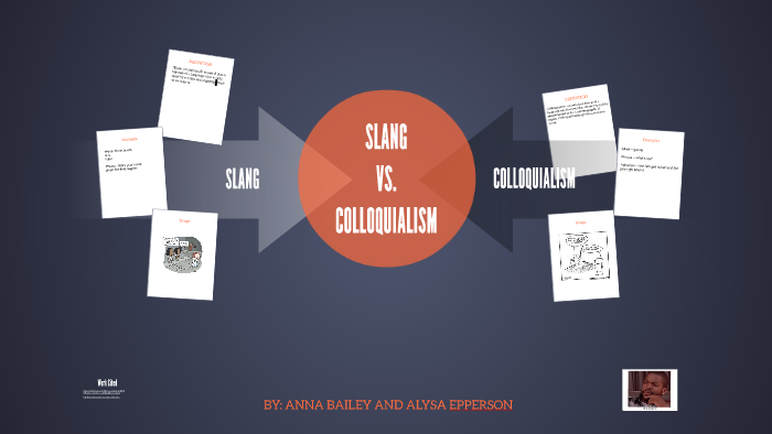 SLANG VS. COLLOQUIALISM by Anna Bailey on Prezi
