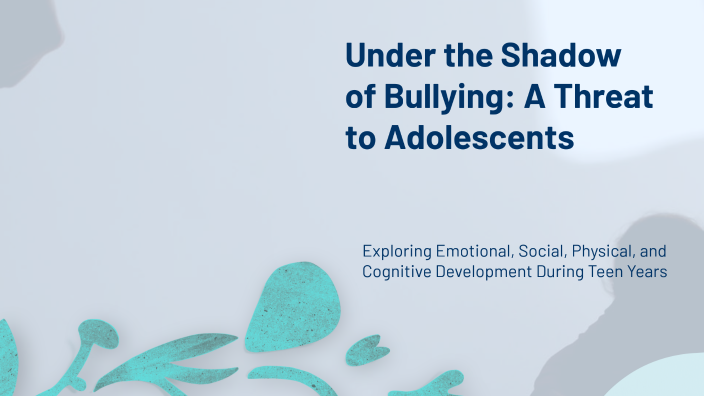 Under the Shadow of Bullying: A Threat to Adolescents by Salih Aykut on ...