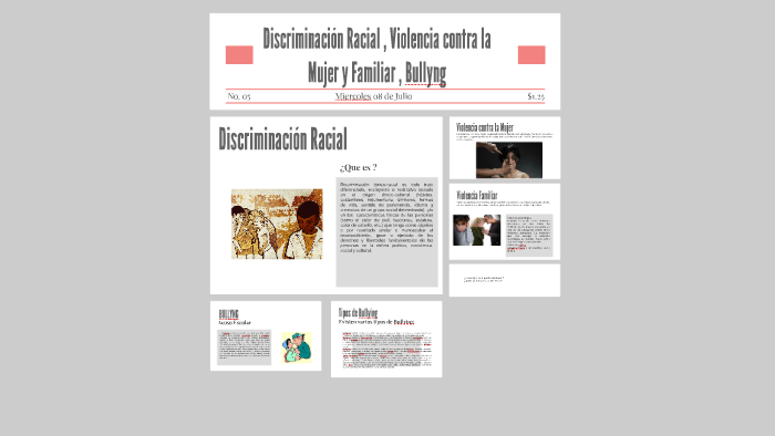 Discriminacion Racial , Violencia contra la Mujer y Familiar by Gabriel ...